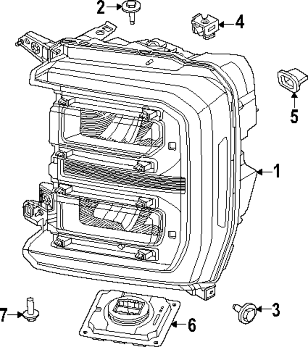 PC3Z-13008-M - Headlamp Assembly 2023-2025 Ford | Ford Parts Direct