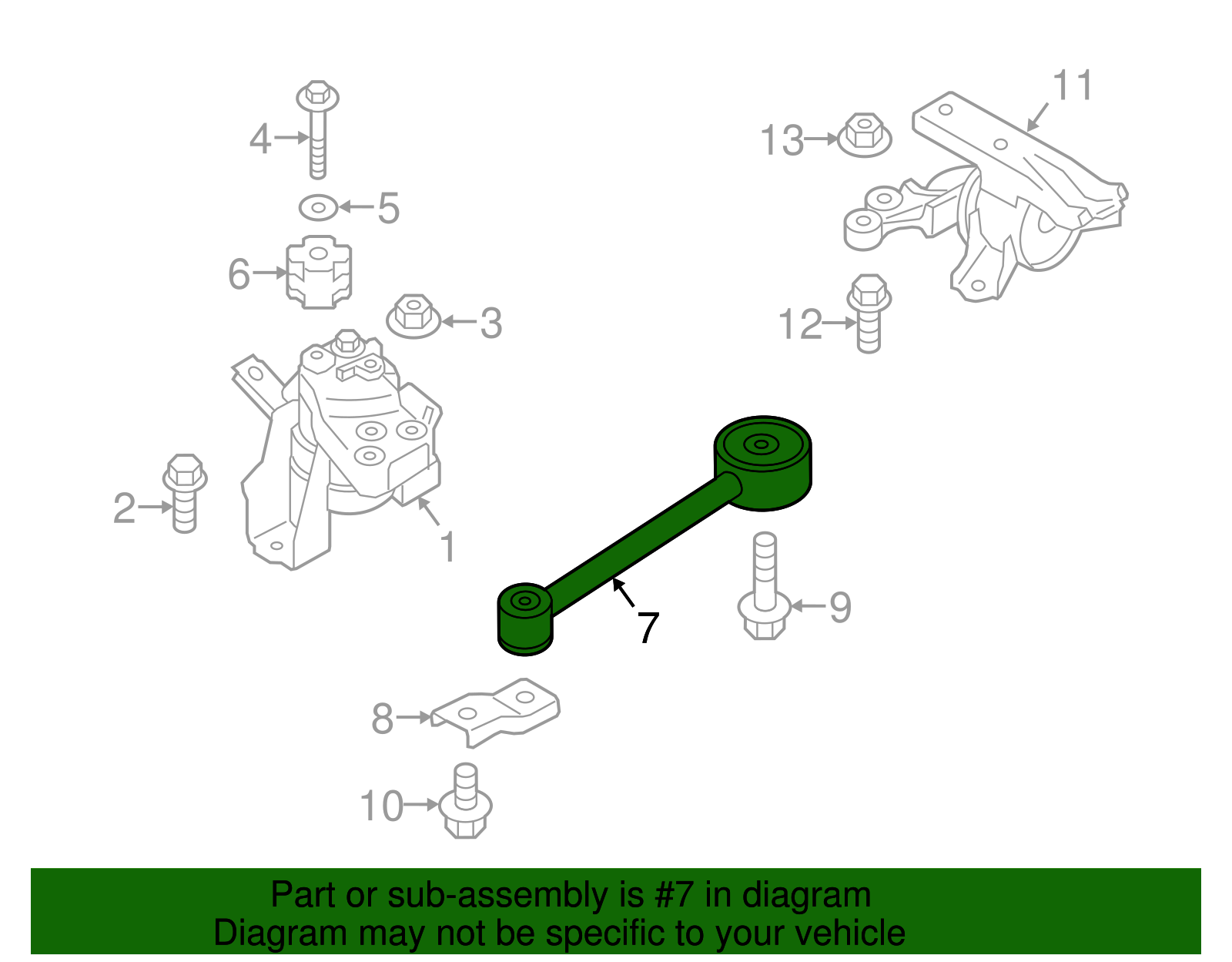 2014 Mitsubishi Mirage Strut 1092A096 | Mitsubishi Parts Warehouse ...