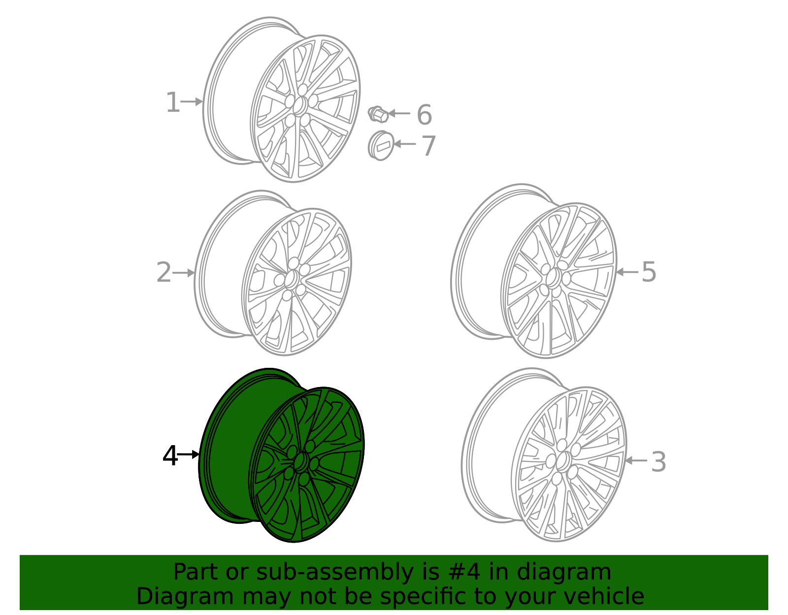84894854 - High-Quality Wheel for 2025 Cadillac CT5 | AutoNation Parts