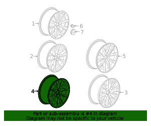 2020-2025 Cadillac CT5 20 Wheels 84289697 GM | GMPartsDirect.com