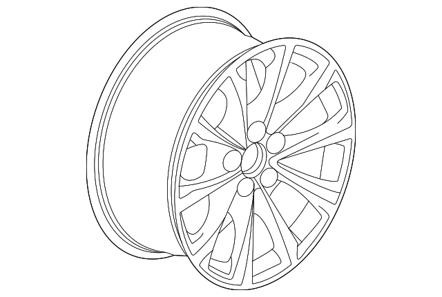 2020-2024 Cadillac CT5 18x8.5 Aluminum Wheel 84004235 | Shop Matick ...