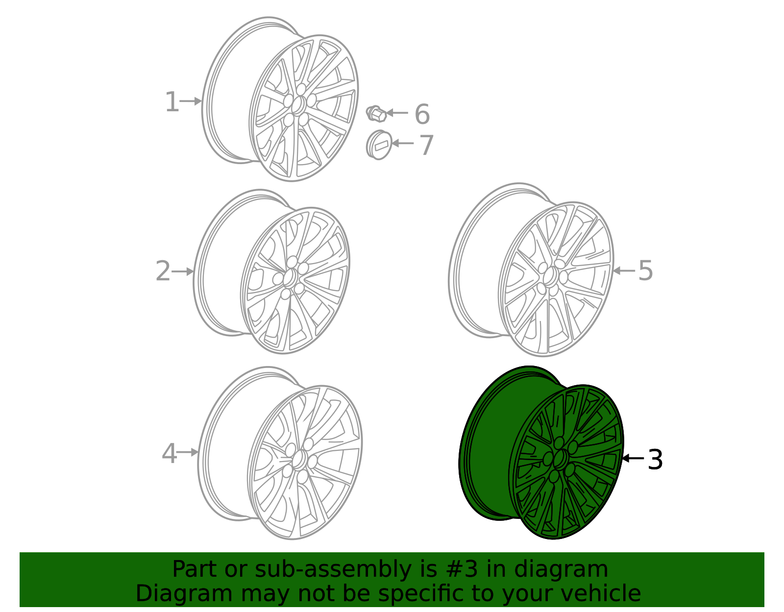 2020-2024 Cadillac CT5 Wheel 84741508 | Shop Matick Buick GMC