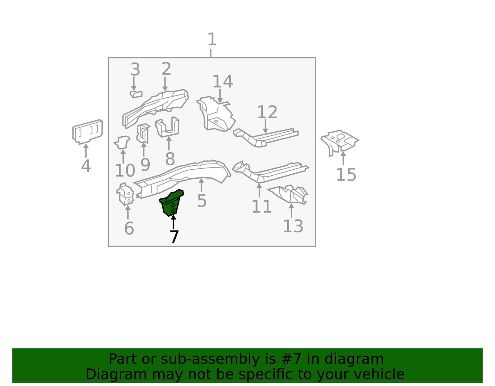 2001-2020 Toyota Mount Bracket 57105-06010 | MotorMotor