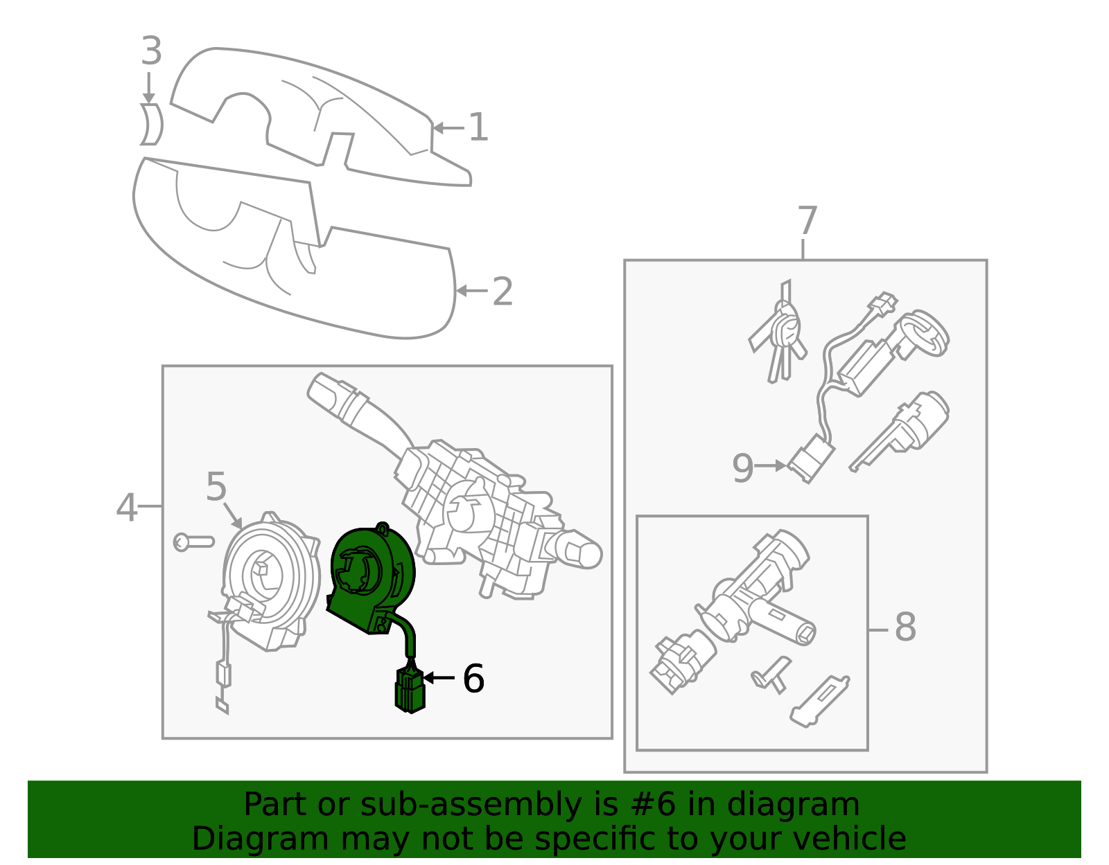 2004-2009 Kia Amanti | Angular Velocity Sensor | 93480-3F000 | Kia Auto ...