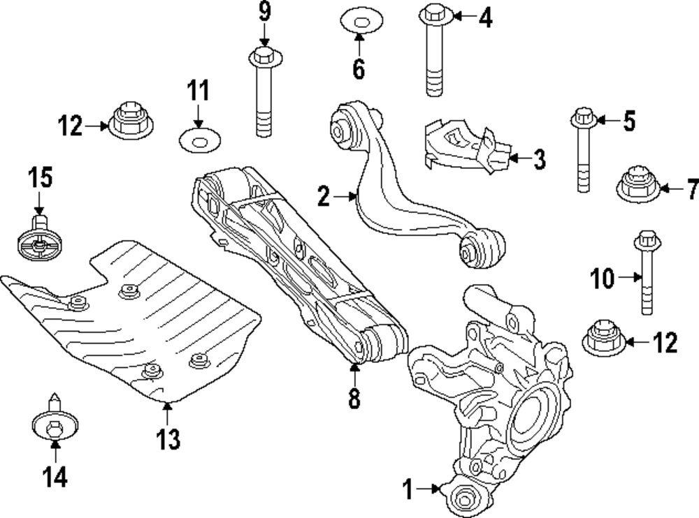2023-2025 BMW Lower Control Arm 33328835607 | OEM Parts Online