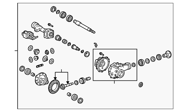 Genuine Toyota Differential Carrier part# 41110-35A92 for 2005-2024 ...