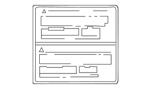 Genuine Toyota AC Label part# 88723-02150 for 2008-2016 Toyota ...