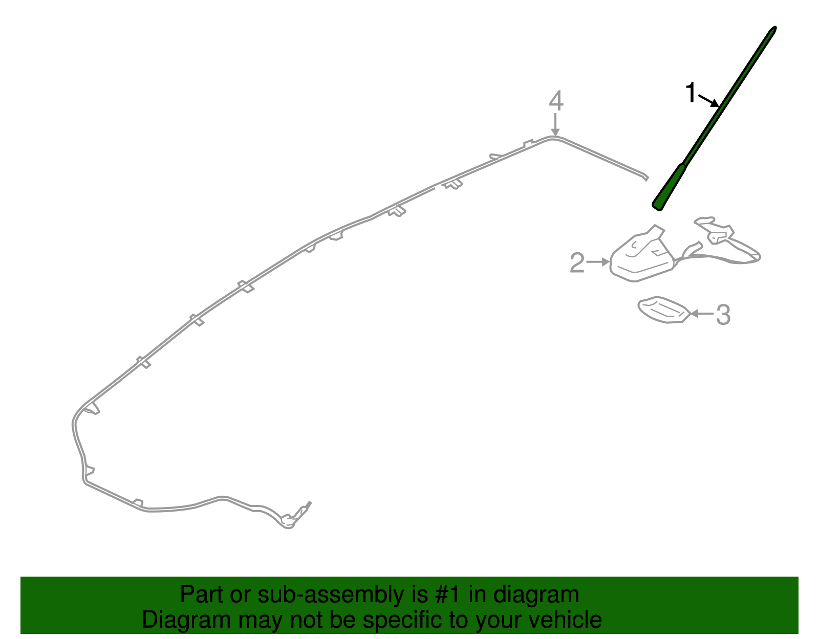 8723A217 - Mast 2011-2018 Mitsubishi | Mitsubishi Direct Parts