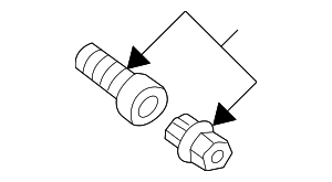 1K0-698-137-A - Lockable Wheel Bolt Set 1998-2019 Volkswagen | OEM VW ...