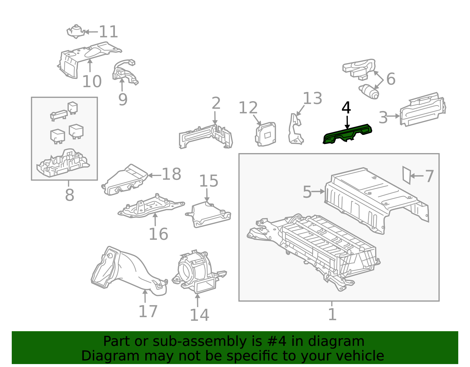G92J5-47020 - High-Quality Battery Assembly Packing for 2010-2017 ...