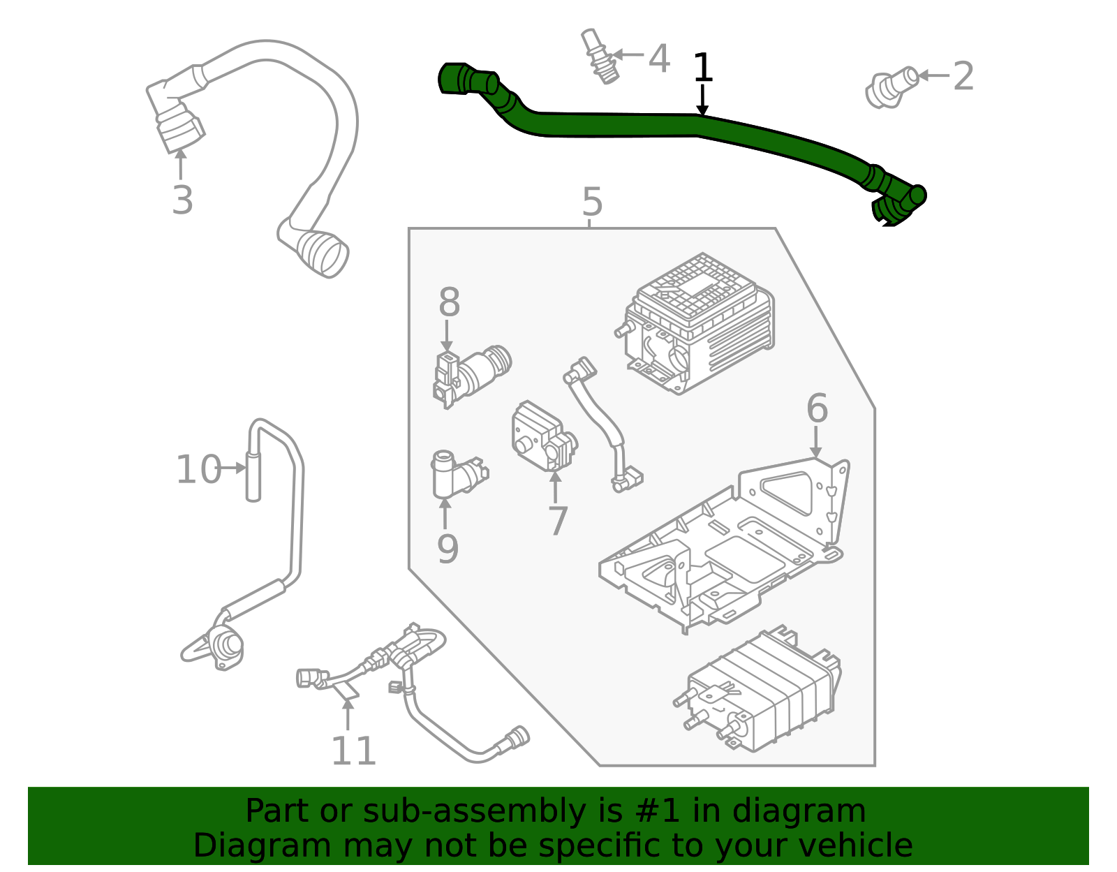2020-2022 Ford Crankcase Tube LC3Z-6758-A | Awesome Parts Ford