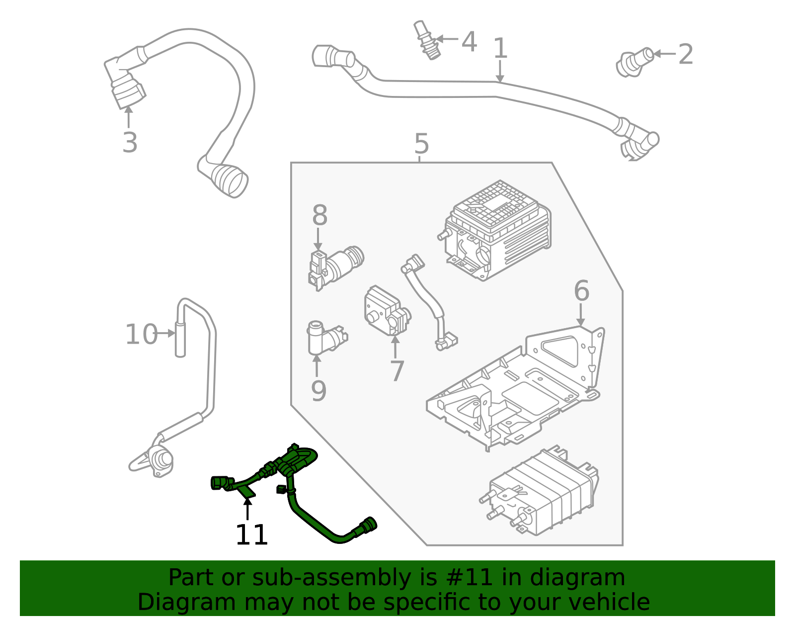 LC3Z-9D683-B - Tube Assembly 2020-2025 Ford | Ford Parts Direct