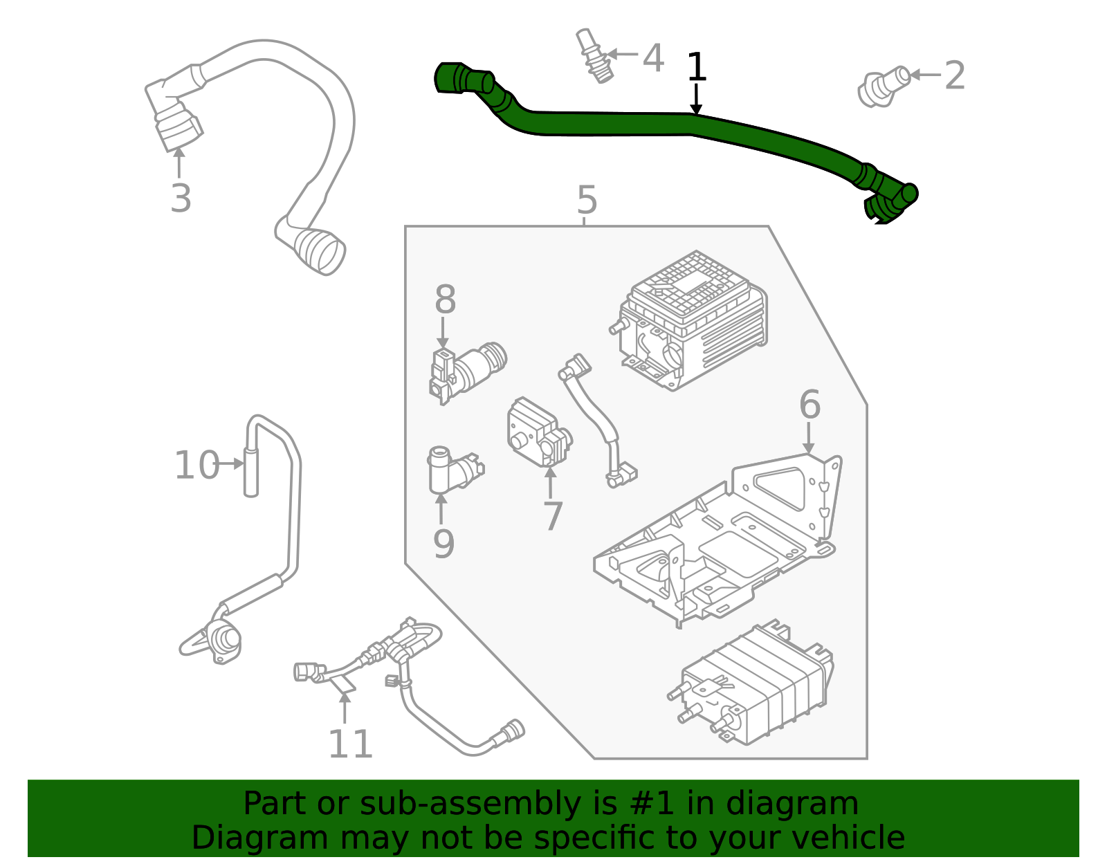 LC3Z-6758-A - Crankcase Tube 2020-2022 Ford | Big 3 Auto Parts