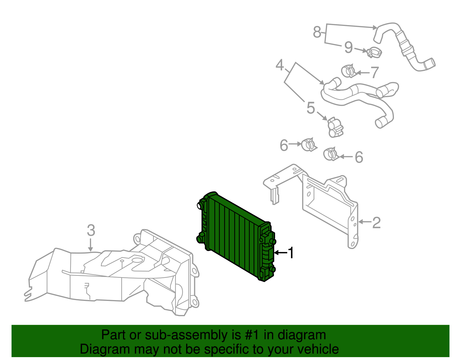 5Q0-121-253-H - OEM NEW 2013-2019 VW Volkswagen Golf Jetta Beetle ...