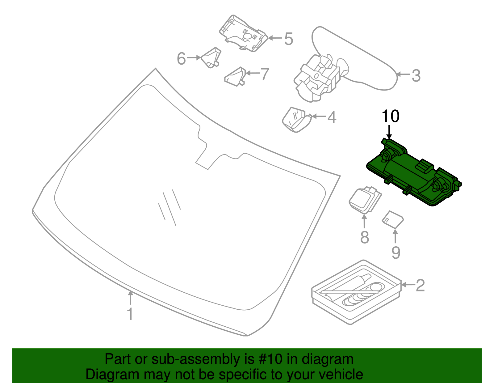 LR133198 - Lane Assist Cmra - 2020 Land Rover Discovery | Land Rover ...