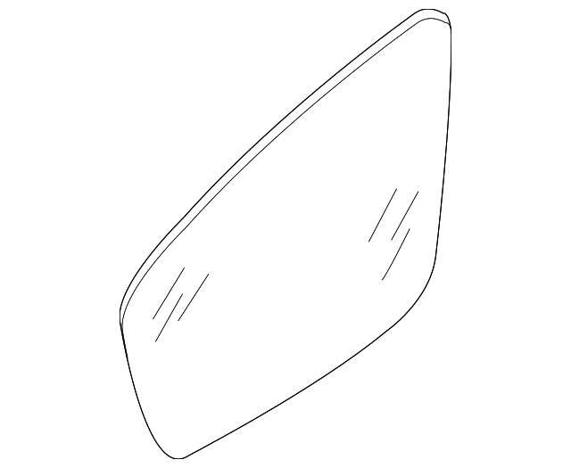 2013-2015 Volkswagen Passat Mirror Glass 561-857-522 | VW Direct Auto Parts