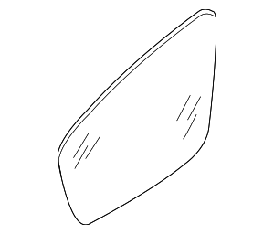 2013-2015 Volkswagen Passat Mirror Glass 561-857-522 | VW Direct Auto Parts