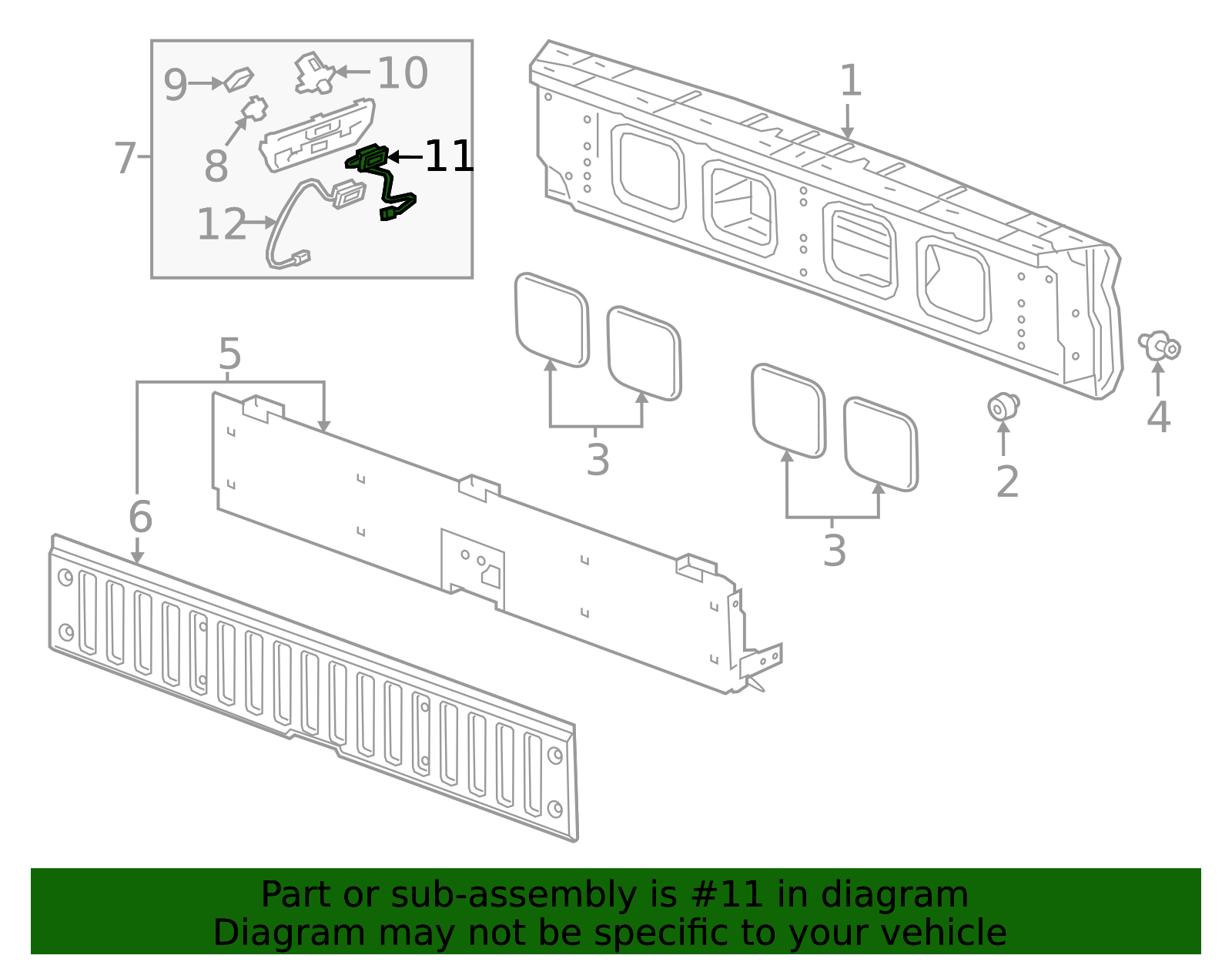 2019-2025 GM Latch Release Switch 85626238 | GM Parts Center