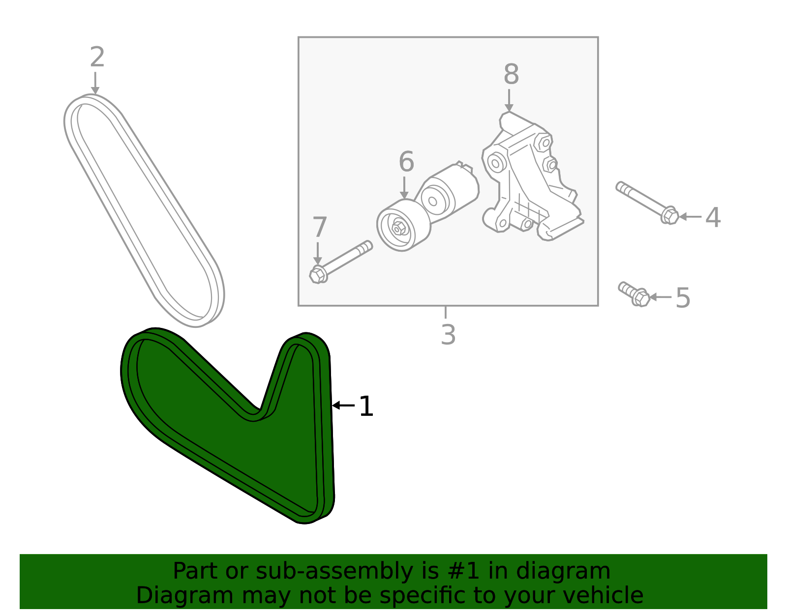 2019-2023 Genesis G70 Serpentine Belt 25212-2CTA0 | OEM Parts Online