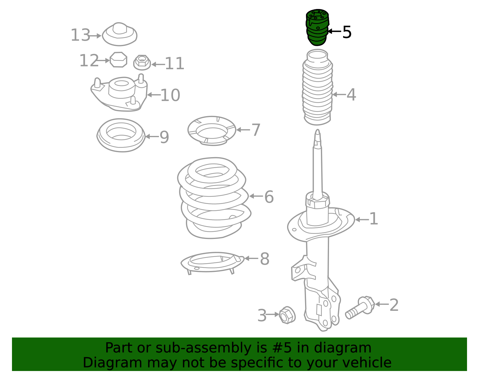 54626-AA000 - Strut Bumper 2023-2025 Kia | Kia.Parts Store