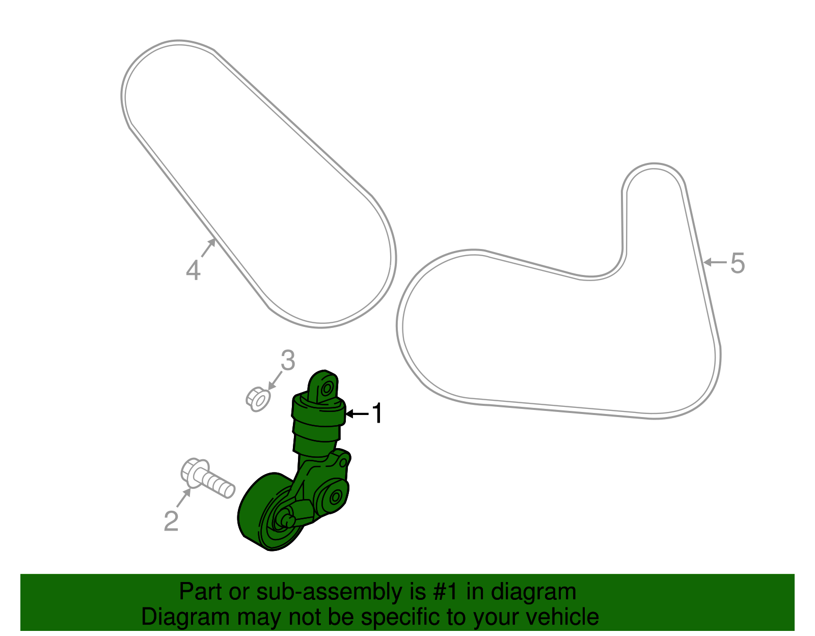 2019-2025 Mazda MX-5 Miata Accessory Drive Belt Tensioner Assembly PE31 ...