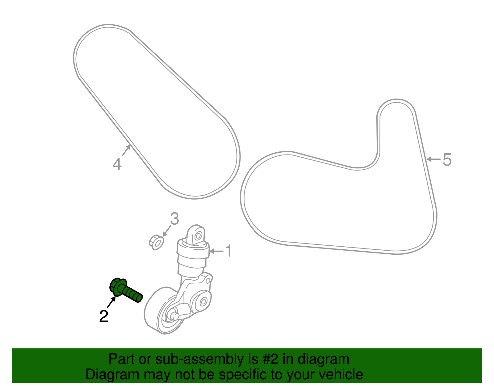 9YA0-2A-818 - Tensioner Bolt - 2012-2020 Mazda | Mazda Parts Factor