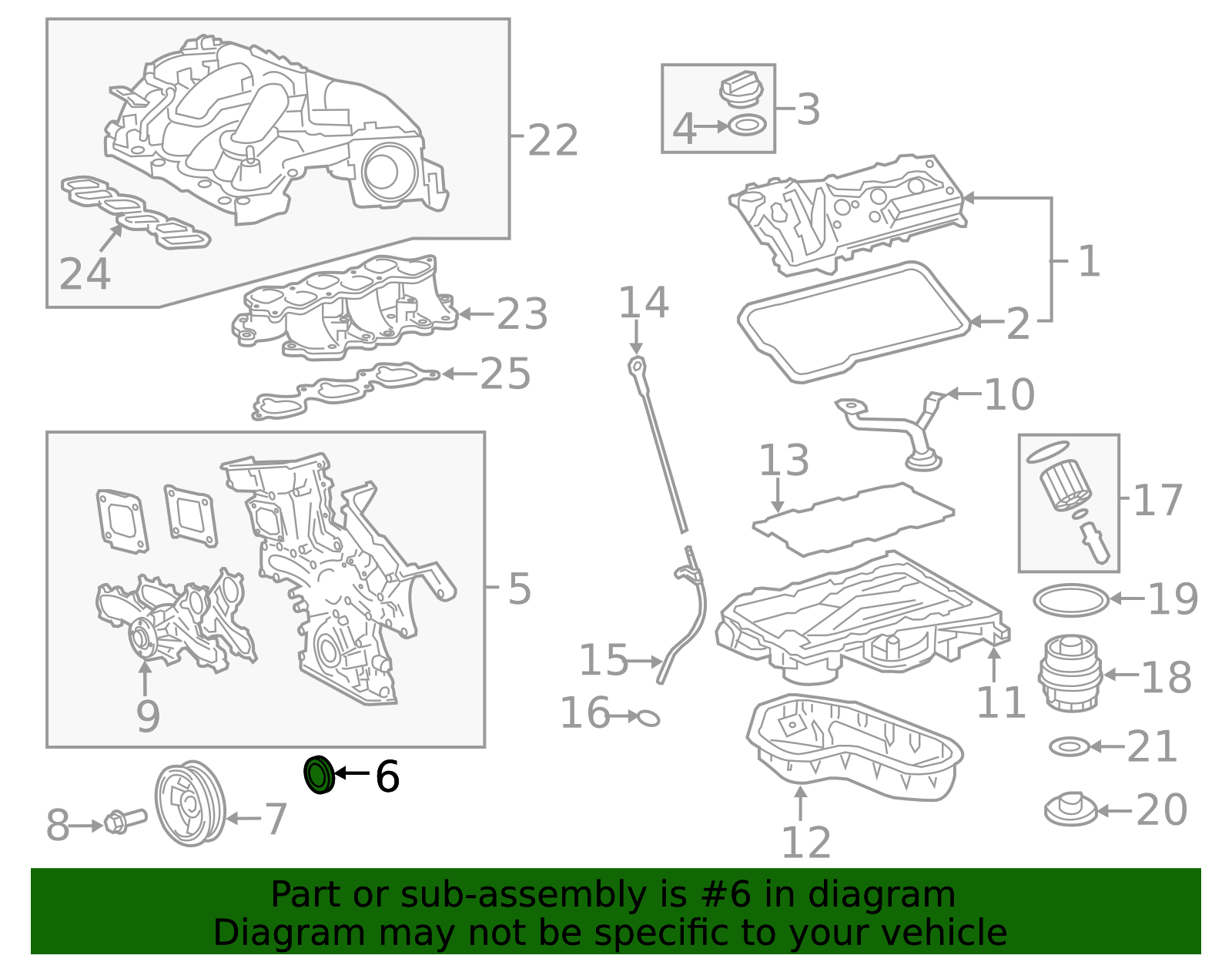 1994-2025 Lexus Rear Main Seal 90311-A0027 | OEM Parts Online