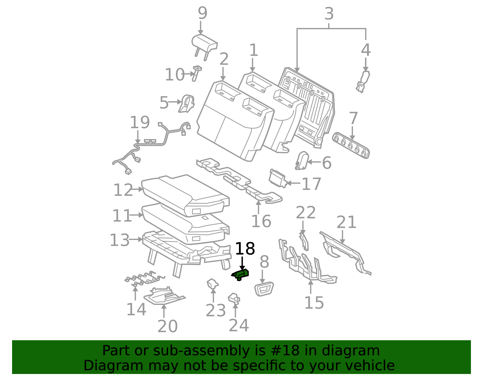 2006-2010 Toyota Sienna Seat Switch 84923-08020-B0 | MotorMotor
