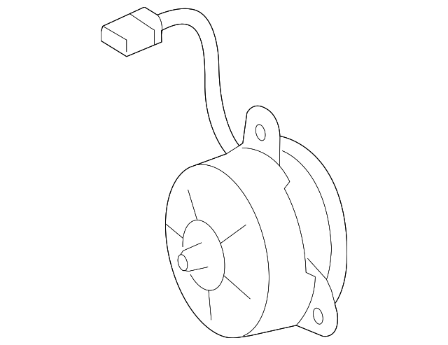 Genuine Toyota Fan Motor part# 16363-0P080 for 2004-2018 Toyota ...