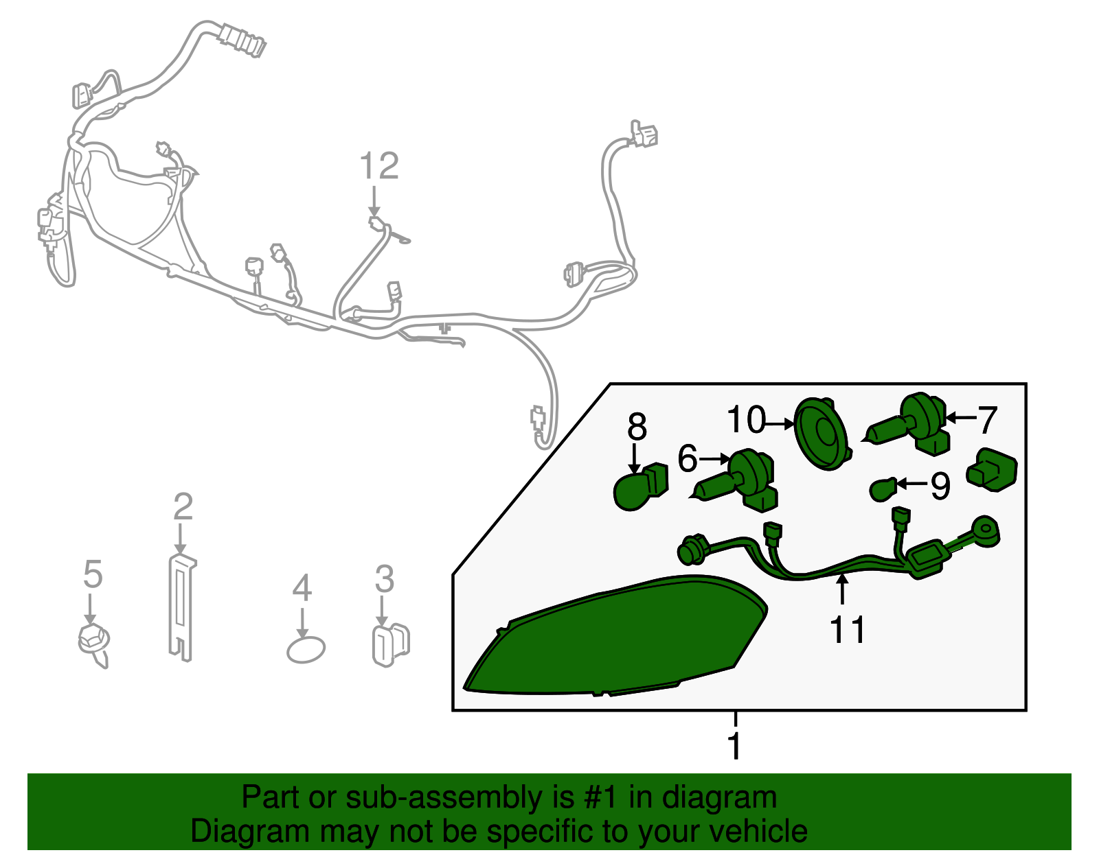 25958359 - 2006-2016 Chevrolet - Driver Side Headlamp Assembly ...
