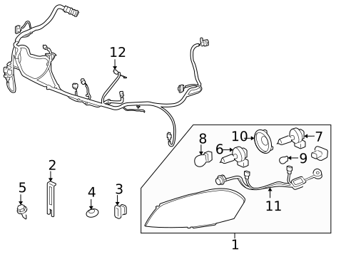 Headlamp Components for 2025 Chevrolet Silverado 2500 HD | Malouf Parts ...