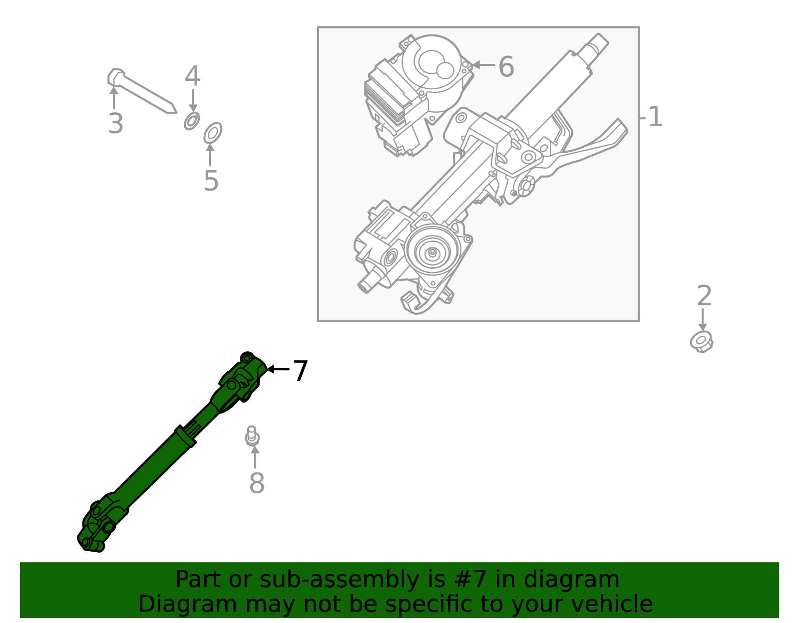 2021-2025 Hyundai Sonata Intermediate Shaft 56400-L1500 | OEM Parts Online