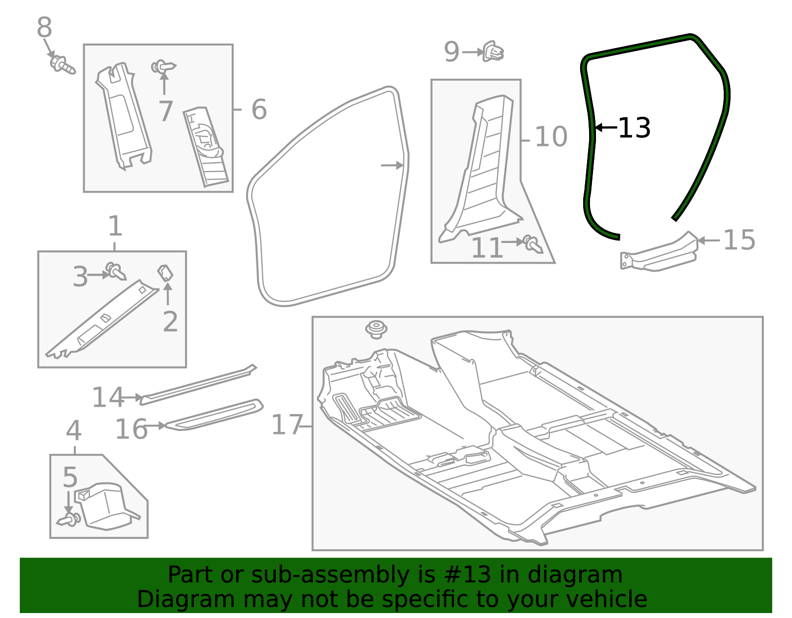 Door Seal – OEM Weatherproofing for a Quieter Ride | AutoNation Parts