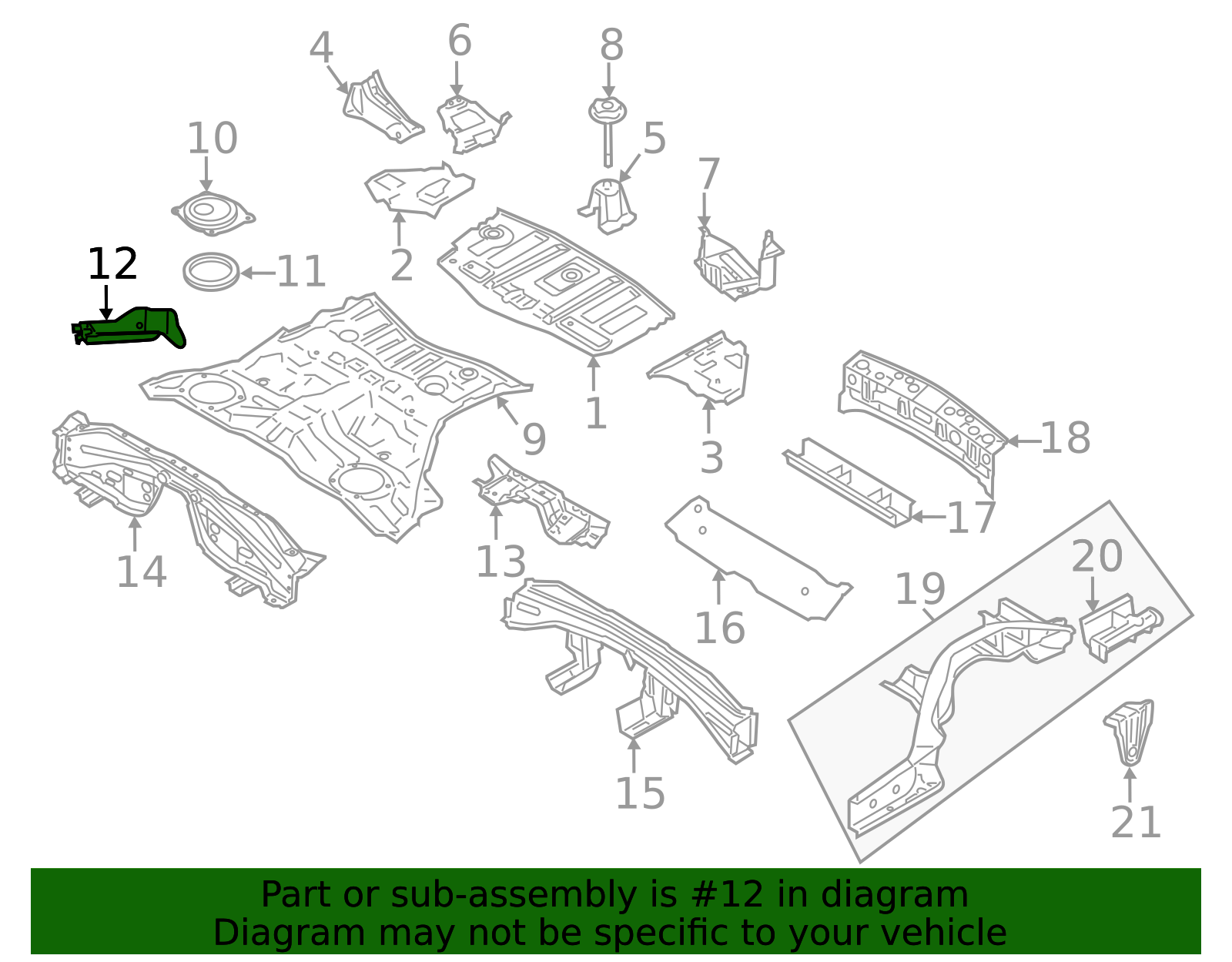 55452-EH100 - Suspension Support 2008-2015 INFINITI | Official INFINITI ...