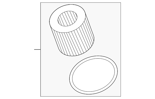 Genuine OEM Oil Filter Part# 26350-2T000 Fits 2021-2025 Genesis: Up To ...