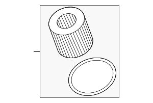 Hyundai - 26350-2T000 - Oil Filter - 2021-2025 Genesis | OEM Hyundai ...