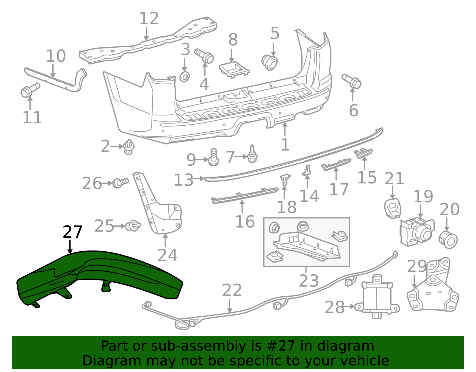 2020-2021 Toyota 4Runner Bumper Trim PZ322-35004 | Toyota Parts Center