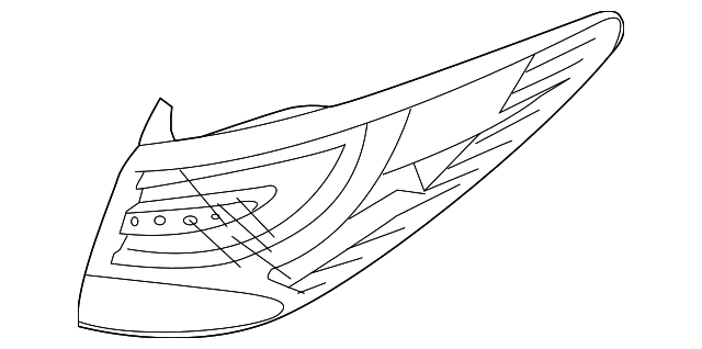 92410-2S520 - Hyundai Lens & Housing 2014-2015 Hyundai Tucson ...