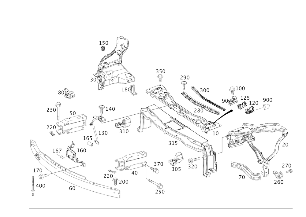 218-887-00-98 - Engine Hood Seal 2012-2018 Mercedes-Benz | Mercedes ...