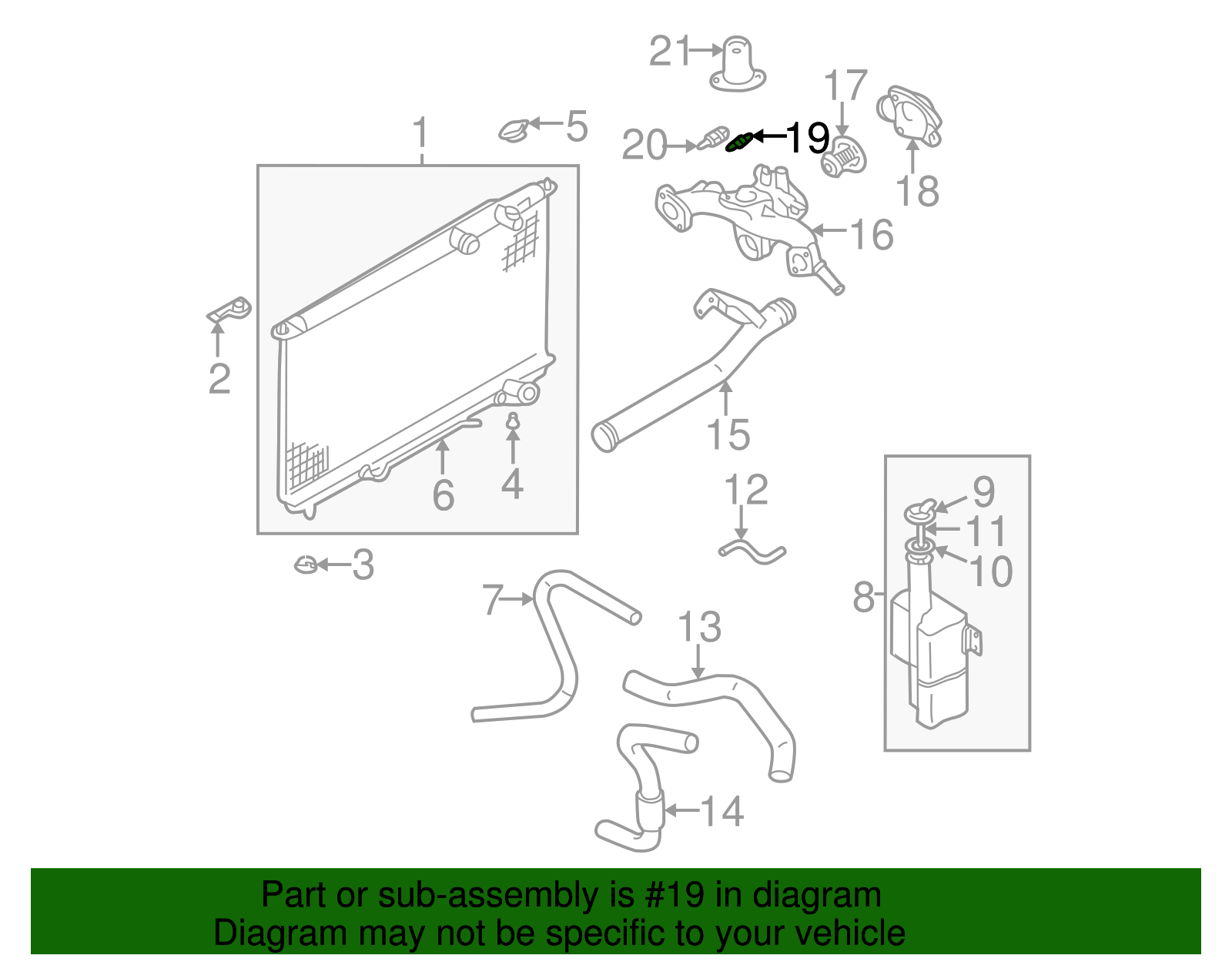 Hyundai - 39220-35710 - Coolant Temp Sensor - 1999-2002 Hyundai Sonata ...