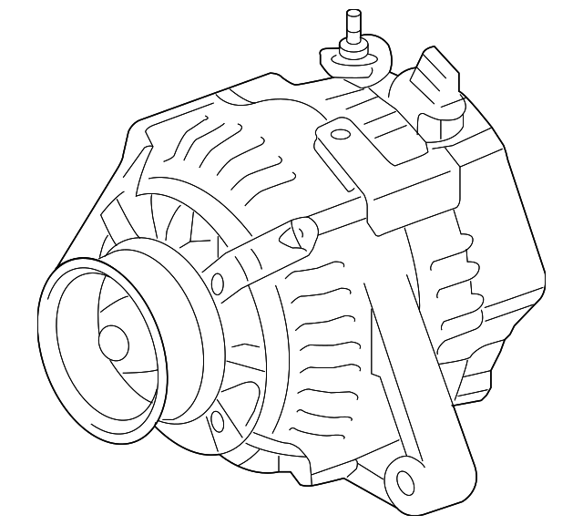 Genuine Toyota Alternator part# 27060-0T041-84 for 2009-2011 Toyota ...