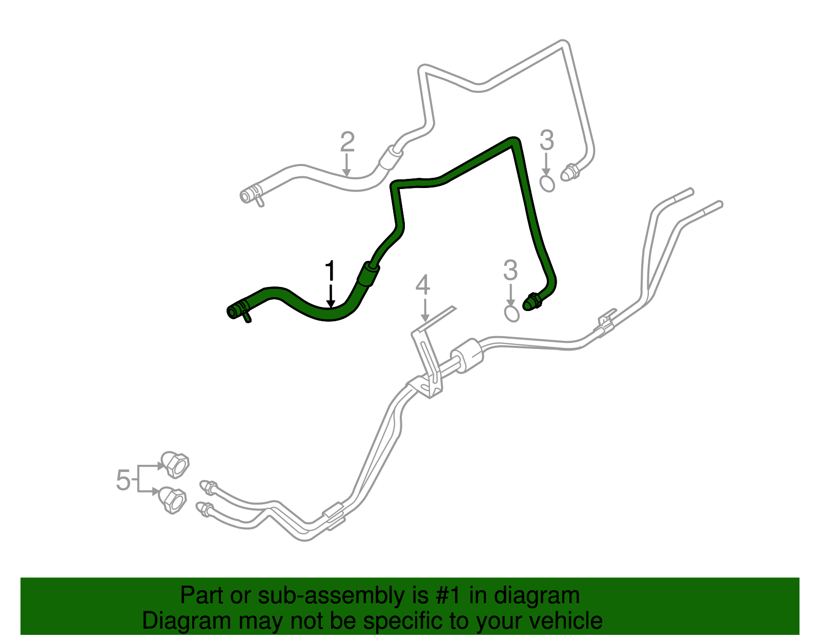 Genuine OEM Ford Part - Oil Tube 6W1Z-7A030-C | Genuine OEM Ford Parts ...
