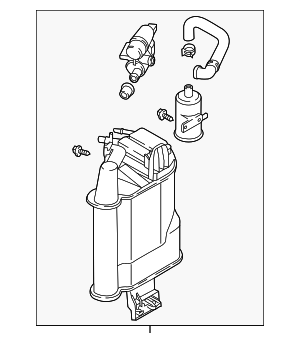 2018-2022 Volkswagen Vapor Canister 5Q0-201-797-Q | VW Parts Center