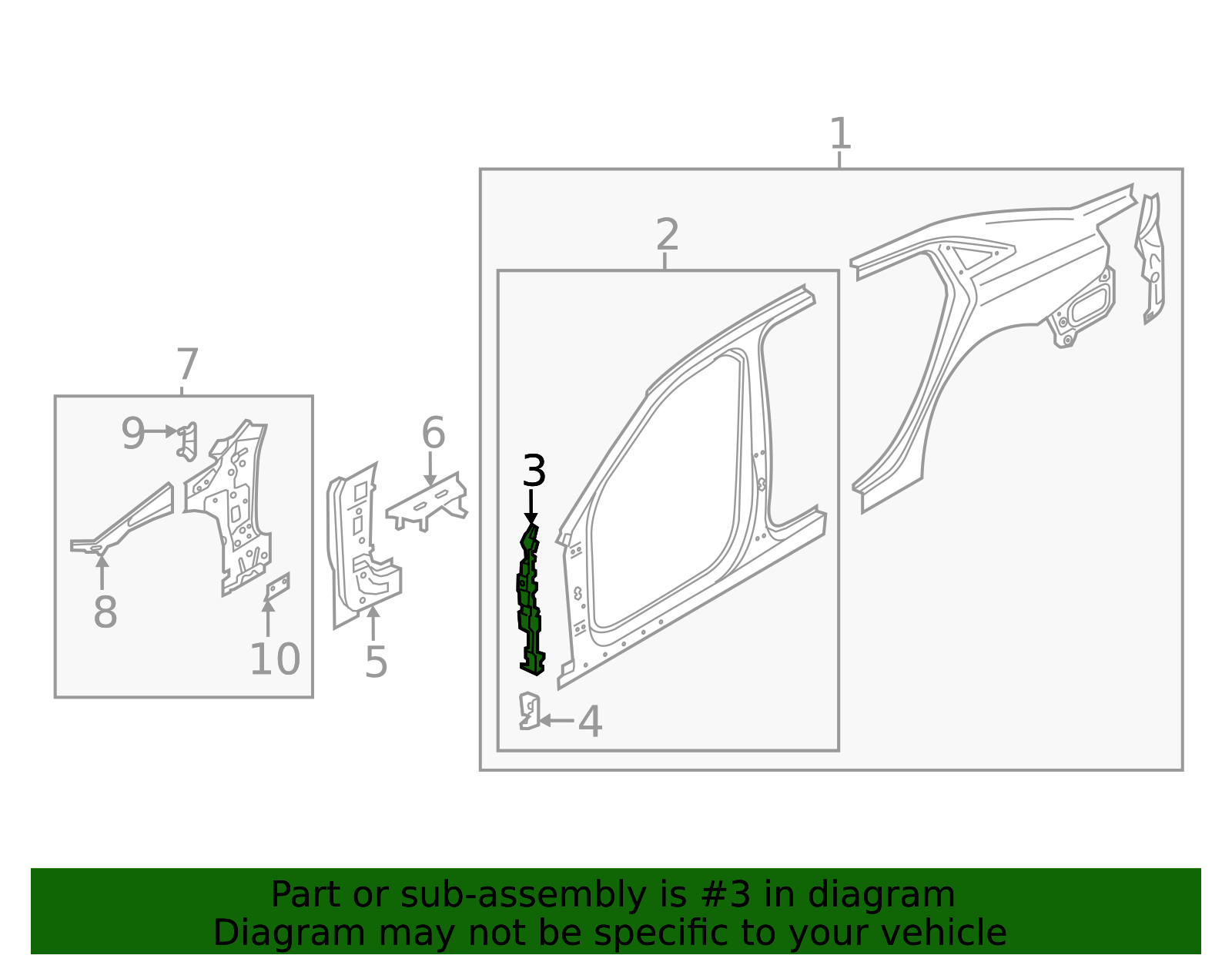 8Y0-809-076 - High-Quality Fender Bracket for AutoNation Parts