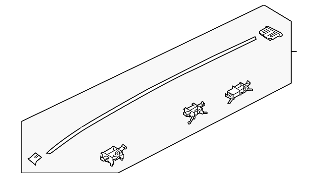 87240-R5100 - Roof Molding 2021-2025 Kia Sorento | Kia.Parts Store