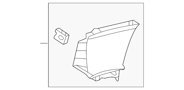 71172-T6Z-A00 - 2021-2025 Honda - Inner Duct | Honda Car Parts Direct