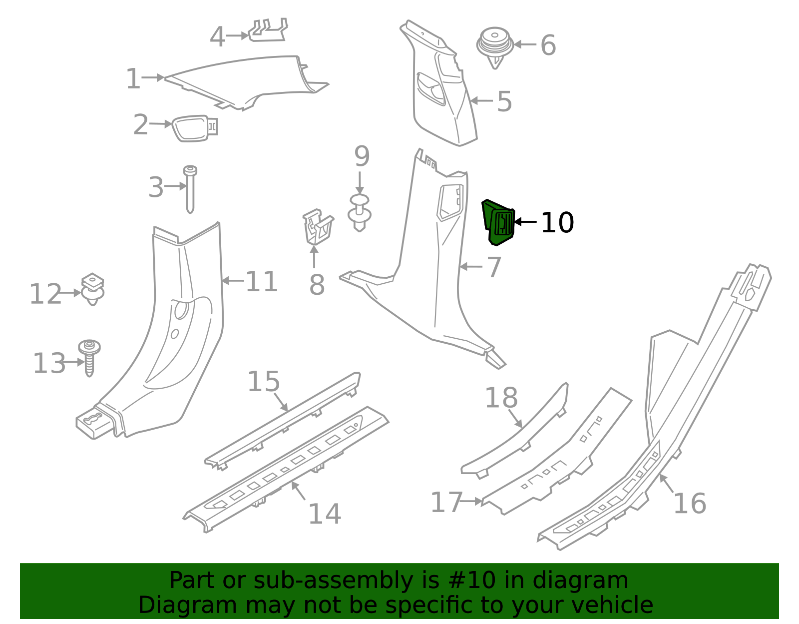 51437938675 - 2019-2025 BMW Air Outlet Vent (51-43-7-938-675) | BMW of ...