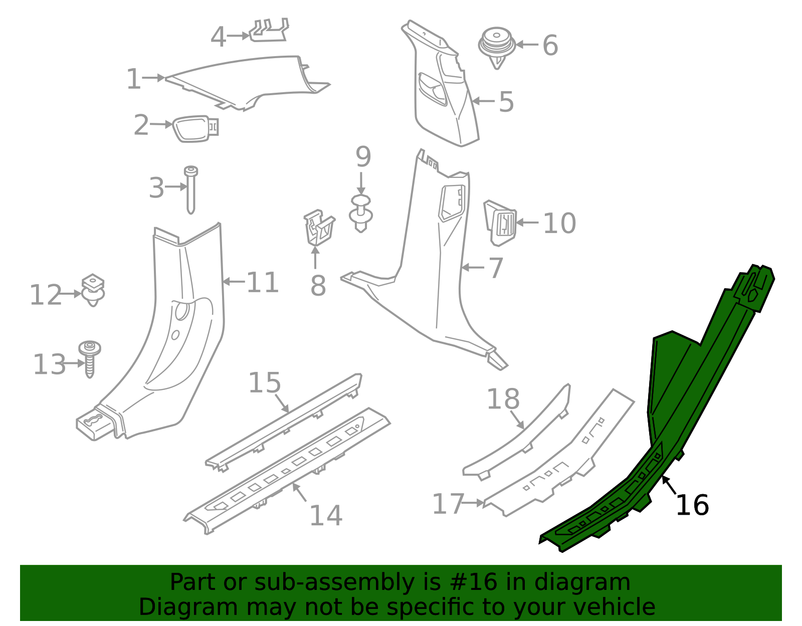 2019-2025 BMW X5 2019-2024 BMW X5 - Rear Sill Plate 51-47-7-479-937 ...