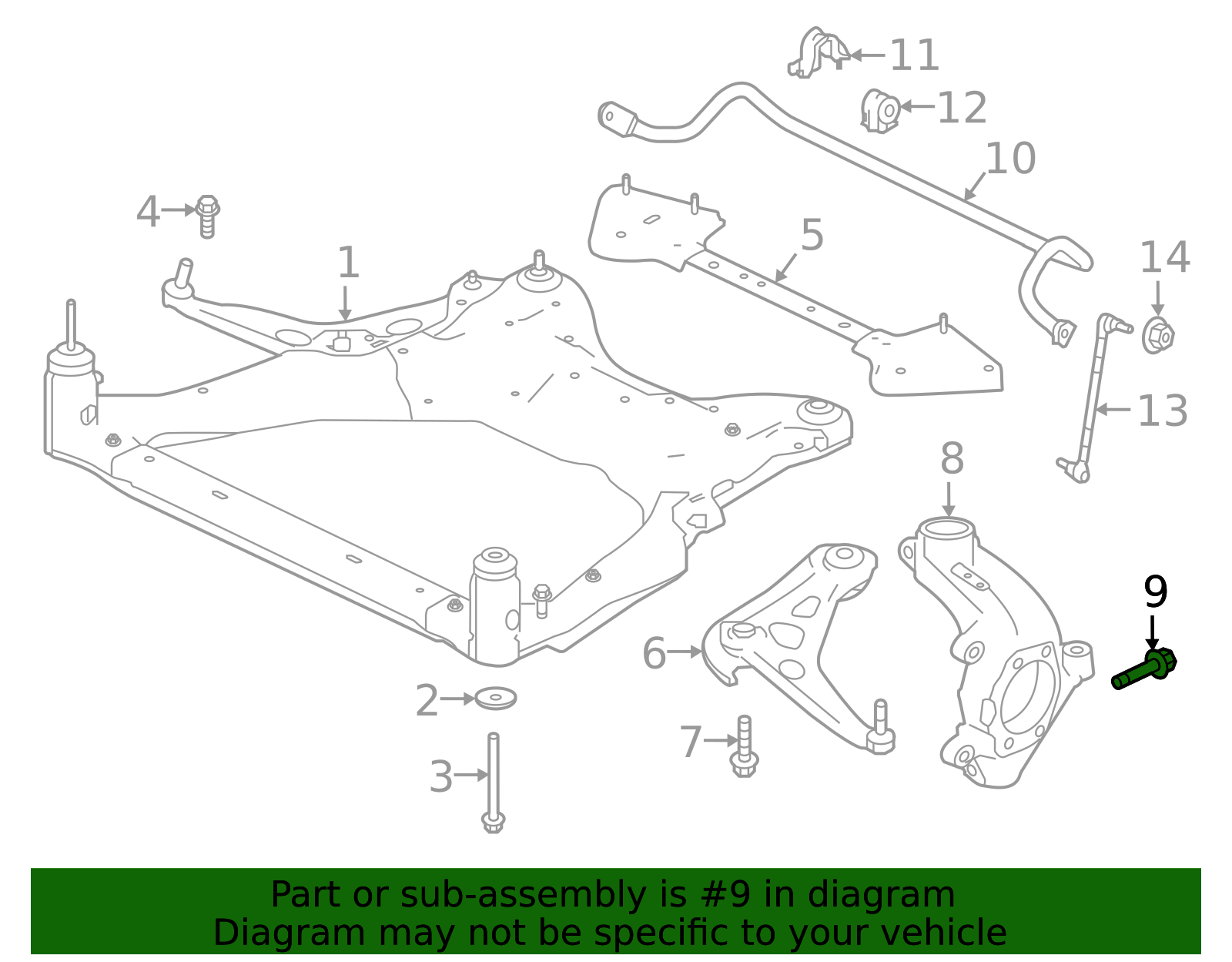 40178-JA000 - Knuckle Mount Bolt 2007-2026 Nissan | Official Nissan ...
