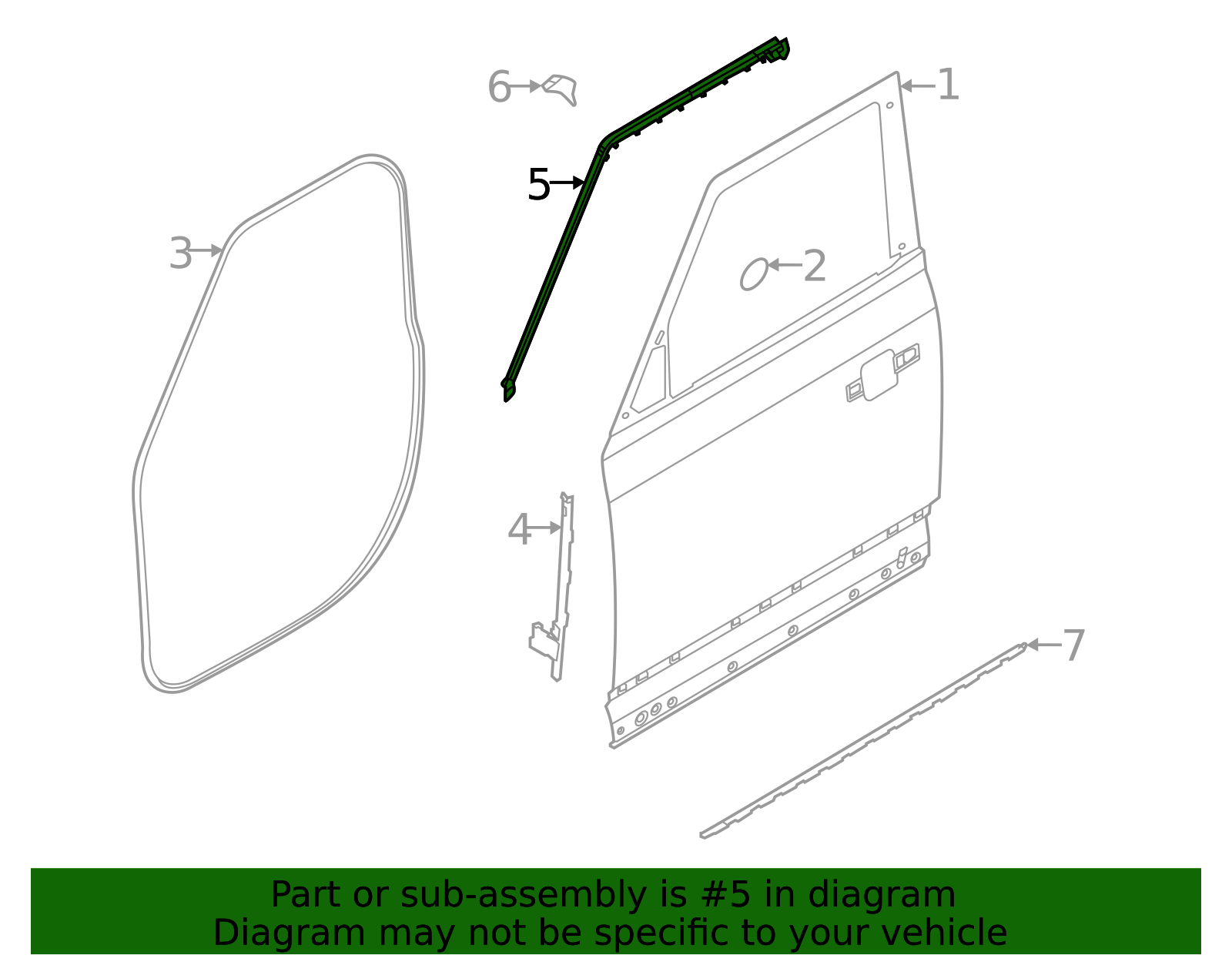 Genuine Drip Weather-Strip for 2020-2023 Land Rover | Land Rover Part ...